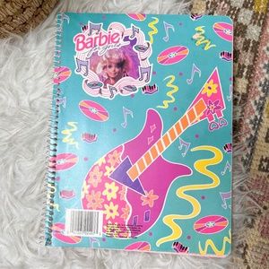 Barbie | Office | Vintage Unused Mattel 8s 90s Barbie Notebook 85 X 1 ...